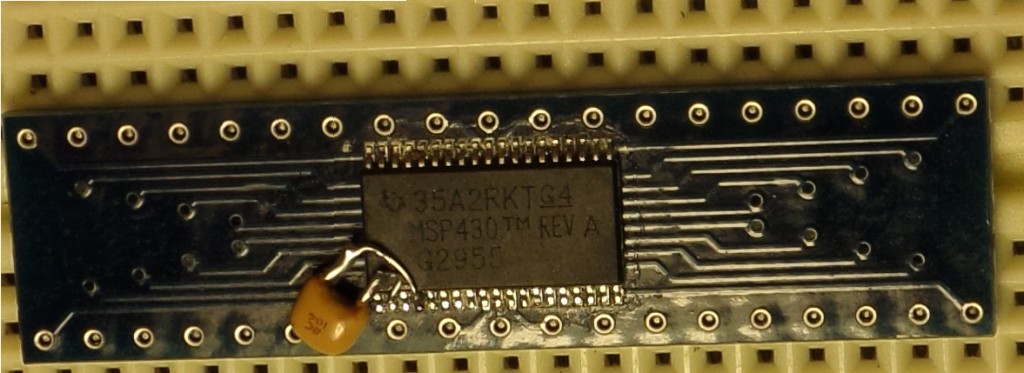 Hand soldering TSSOP packages with MSP430G2955 example – Bitser